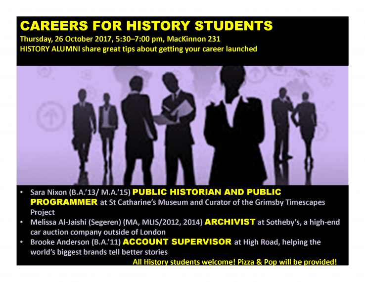 Careers for History Students Seminar | College of Arts