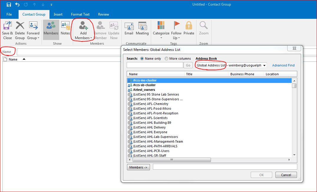 Global Address List Vs Contacts at James Auxier blog