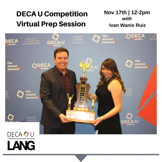 DECA U Competition Prep Session | Gordon S. Lang School of Business and ...